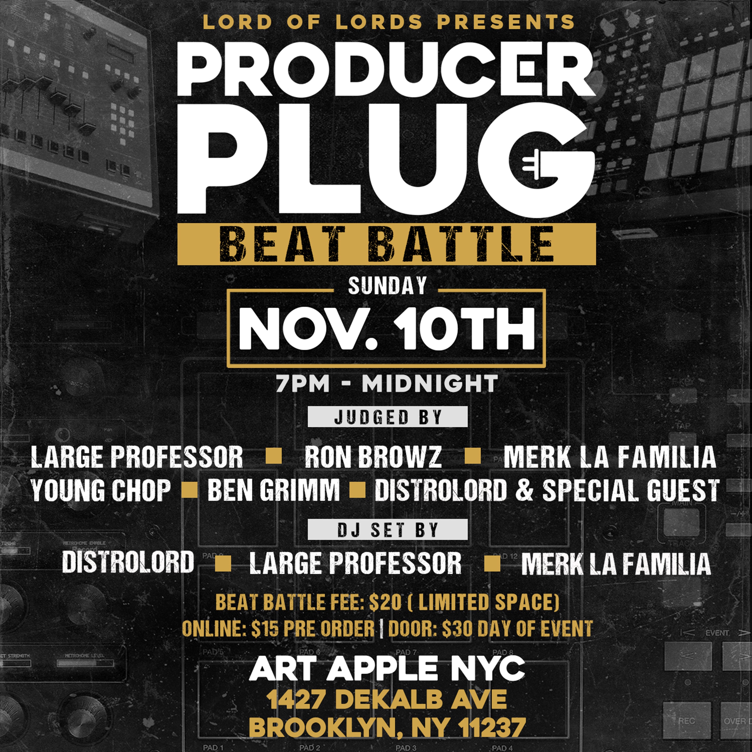 PRODUCER PLUG ( BEAT BATTLE) SUNDAY NOV 10TH, 2019 – Producerpluguni